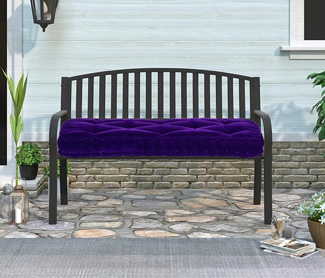 Plush Tufted Bench Cushion | Made to Order Window Seat & Bench Seating ...