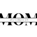 Custom Digital MOM Split Font With Children's Names / Heart Beat ...