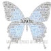 Digital BUTTERFLY Word Cloud Art - Makes Great Teacher Appreciation ...