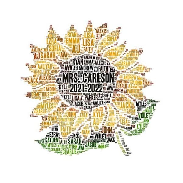 Flower Word Art - Etsy