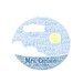 Digital Ocean Clouds Sun Word Cloud Art Wordle Makes a Great Teacher ...