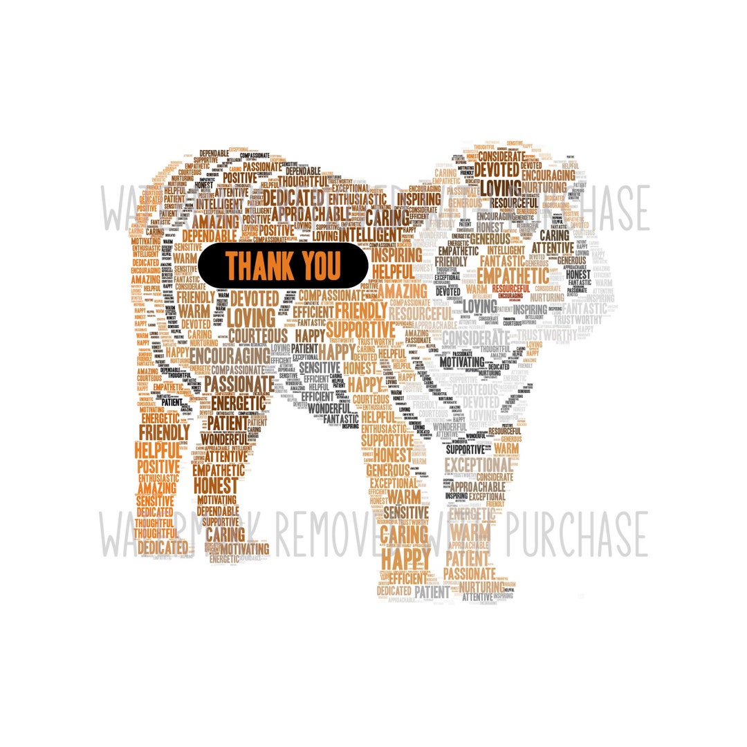 INSTANT Digital Download - Thank You BENGAL TIGER - Svg Pdf Png Jpg ...