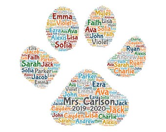 Paw Word - Etsy