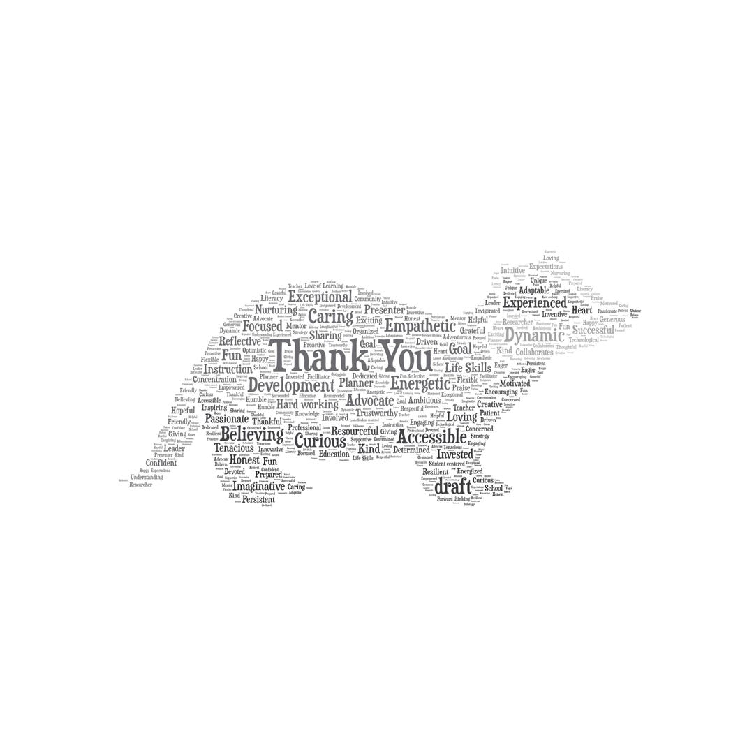 Custom Digital BADGER Word Cloud Art Makes Great Gift for Teacher ...