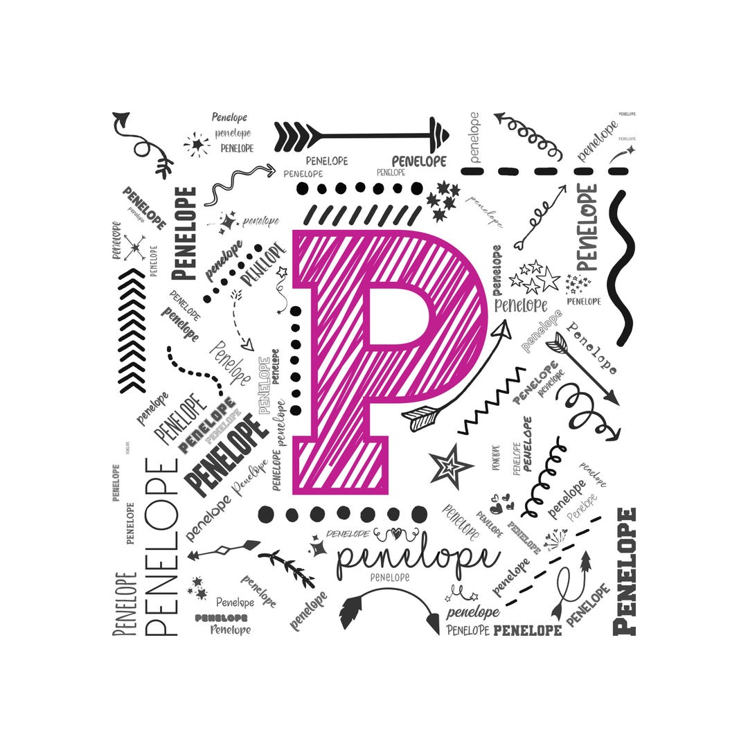 Custom Monogram Name Design - Custom Name and Colors - Receive as Jpg ...