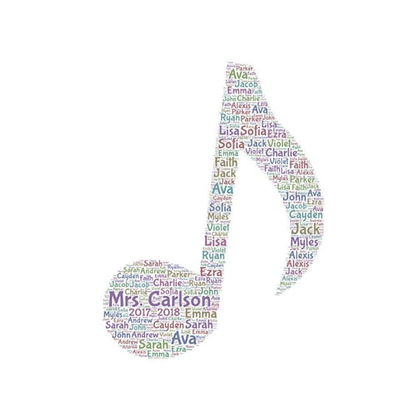 Music Note Wall Art - Etsy