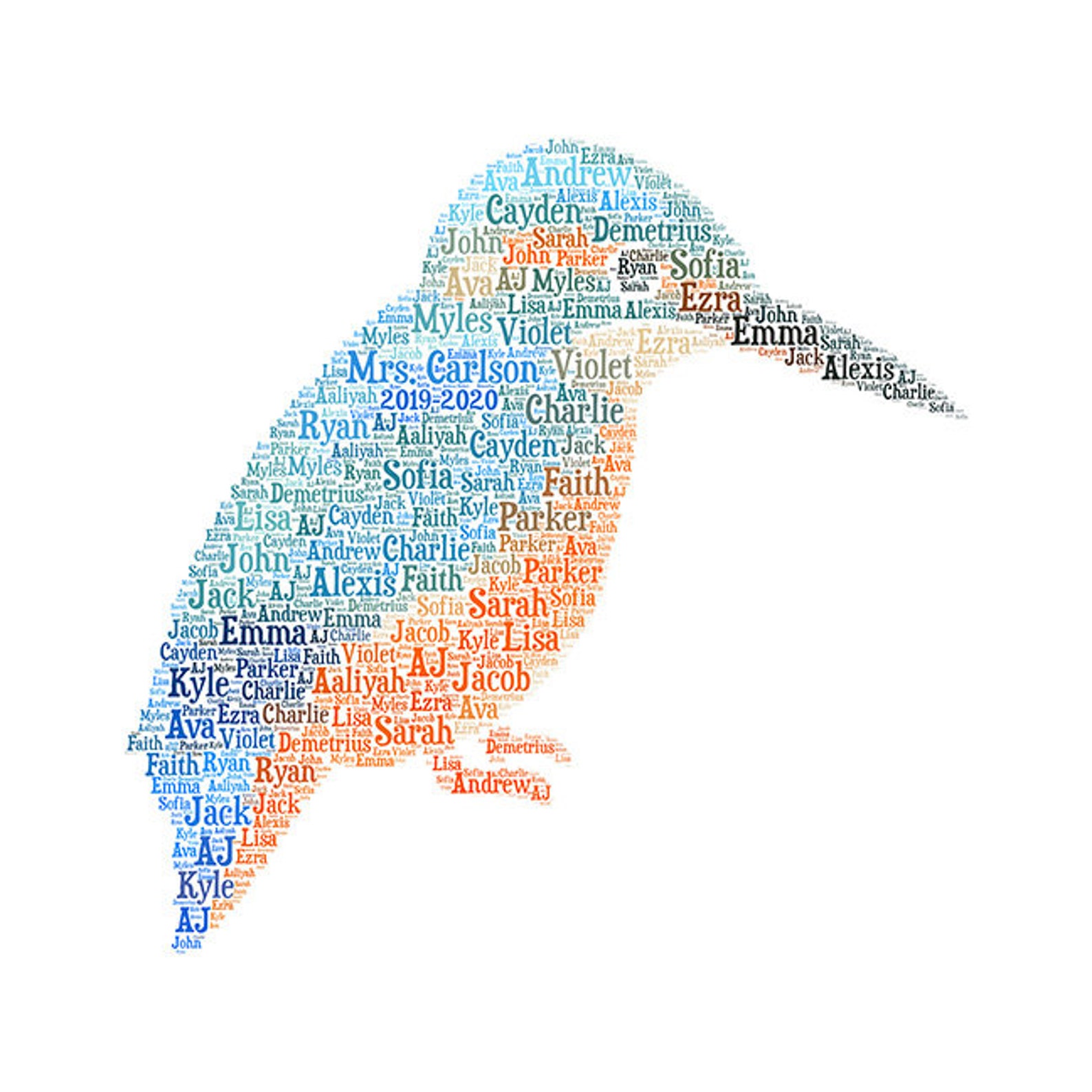 Digital KINGFISHER BIRD Word Cloud Art Wordle Makes Great - Etsy