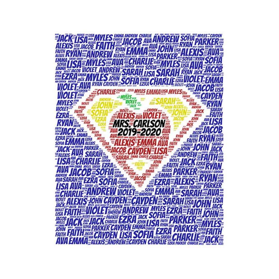 Digital Super Hero Apple Word Cloud Rectangle Shaped Portrait ...
