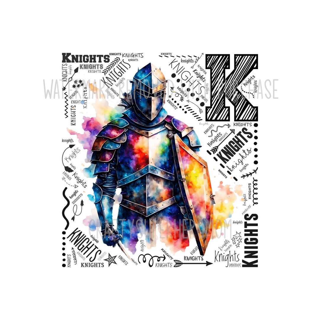 INSTANT Digital Download - KNIGHTS - Pdf Png Jpg - Home Decor - Print ...