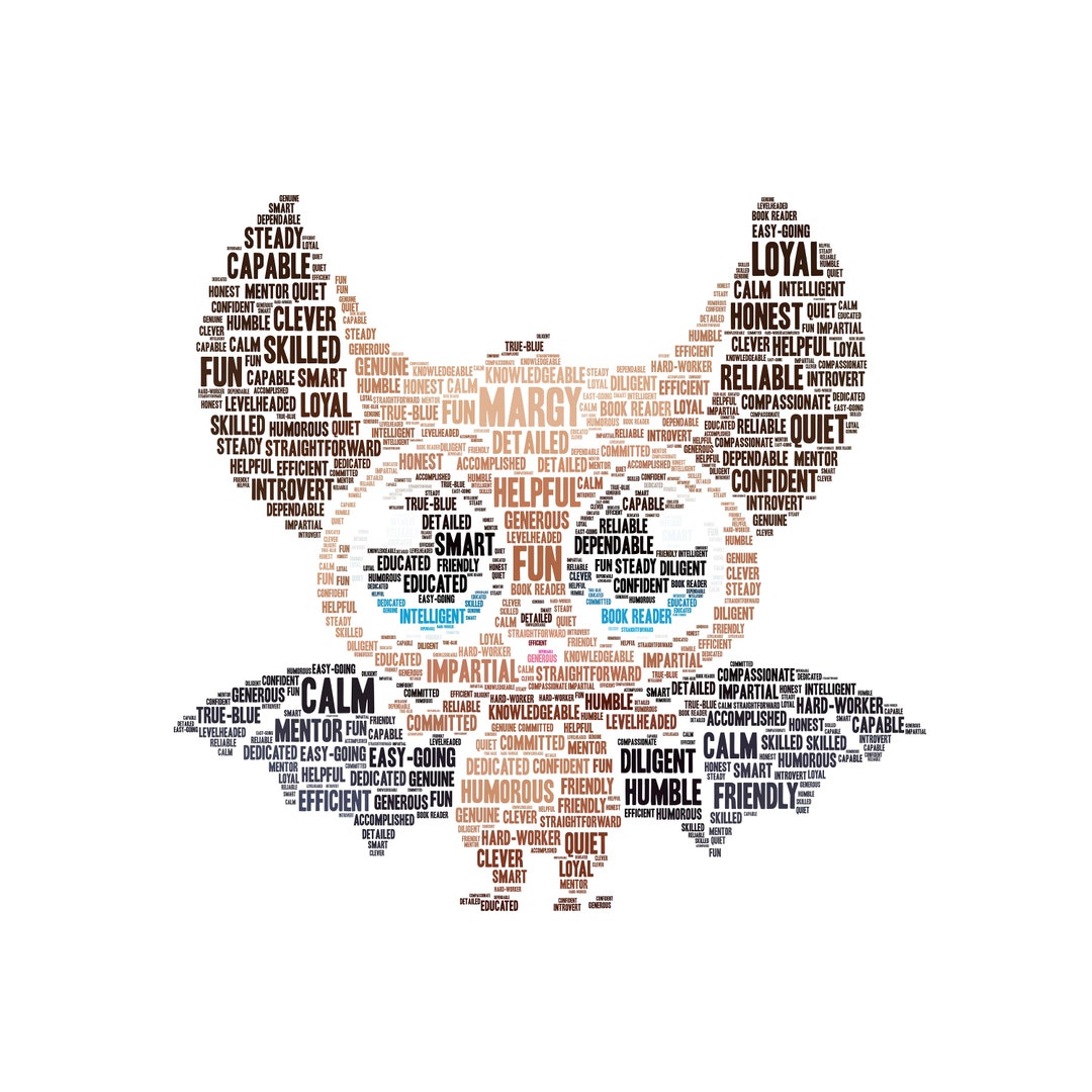 Digital BAT Vampire Word Cloud Art - Great Teacher Appreciation Gift or ...