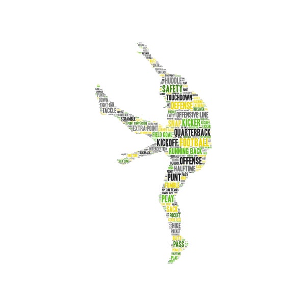 Football Wordle - Etsy UK