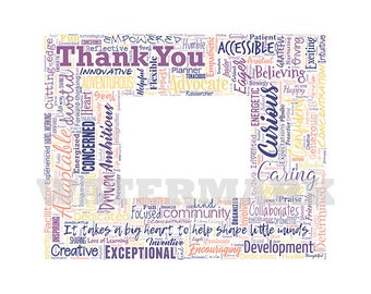 Teacher Word Cloud - Etsy