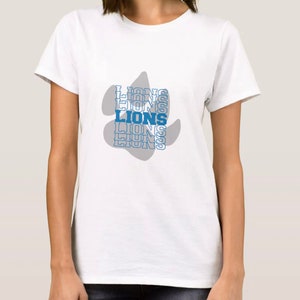 Custom Digital School Spirit Design School Stacked Font Mascot Name and ...