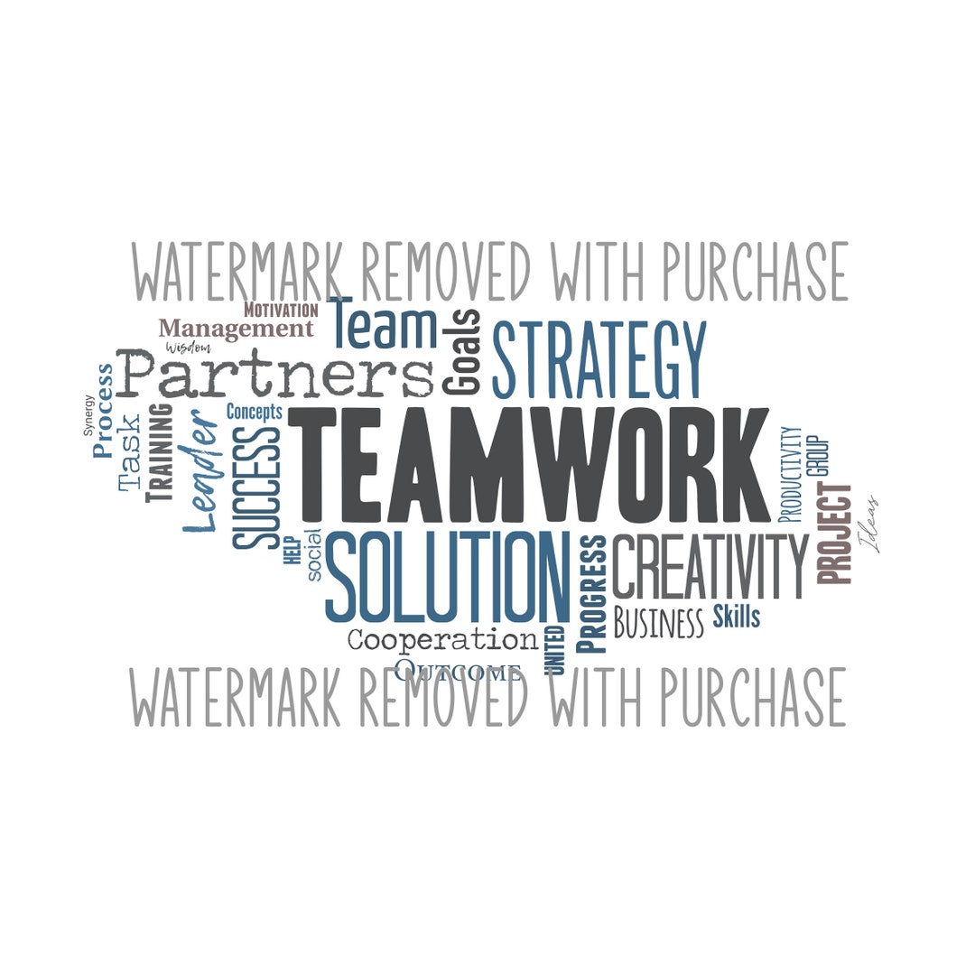 INSTANT Digital Download - TEAMWORK - Svg Pdf Png Jpg - Great Gift for ...