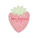 Digital STRAWBERRY Word Cloud Art - Makes a Great Teacher Appreciation ...