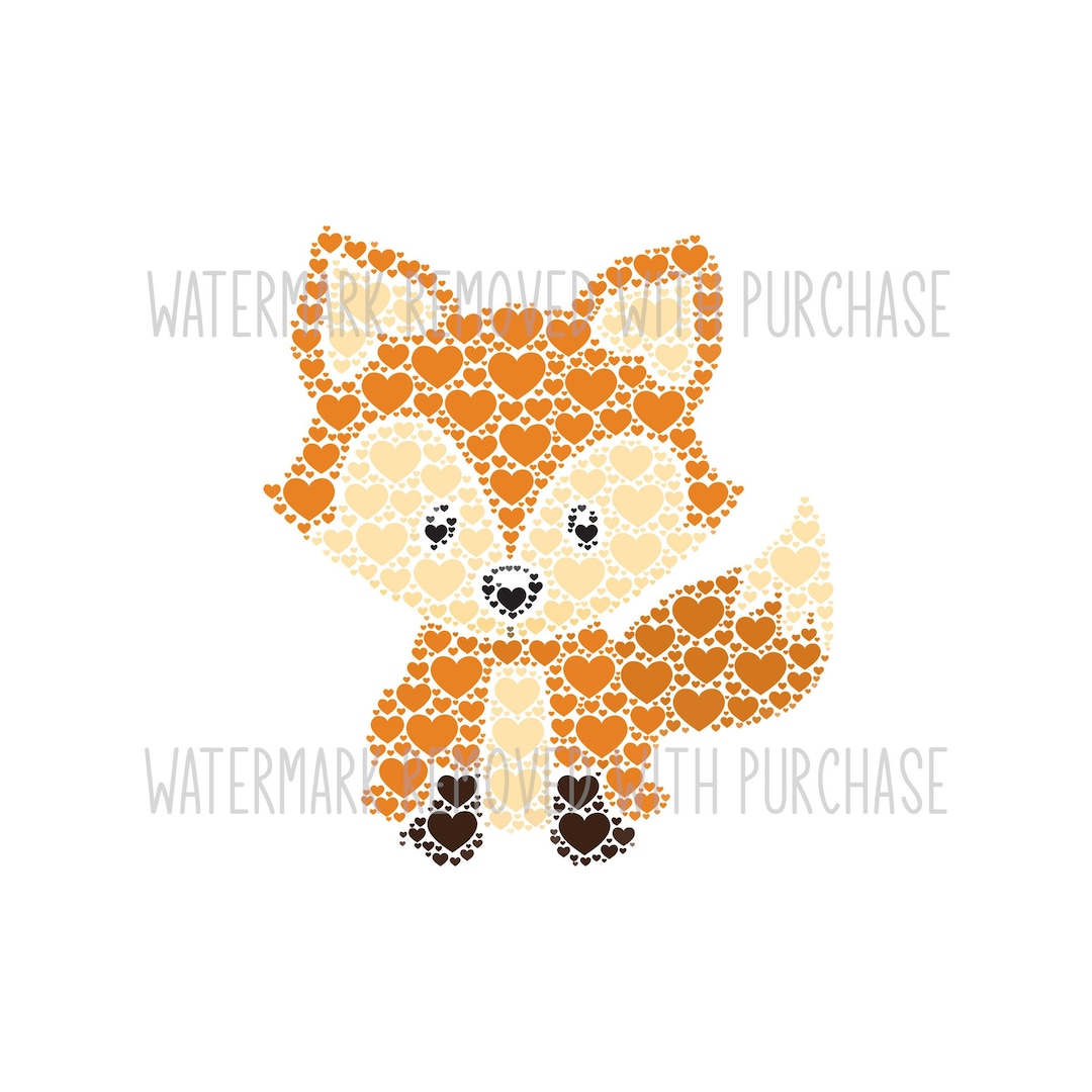 INSTANT Digital Download - FOX - Svg Pdf Png Jpg - Makes Great Gift ...