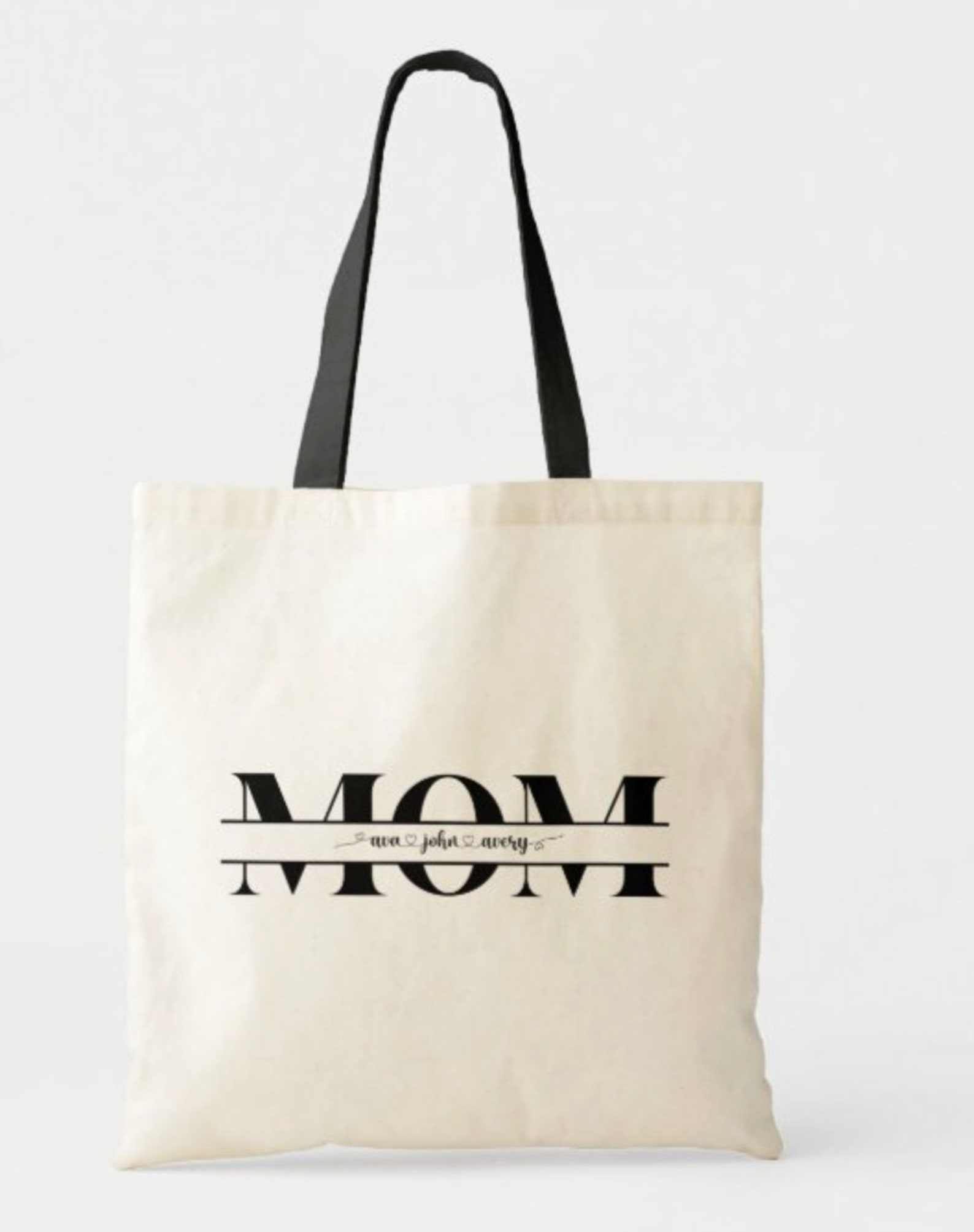 Custom Digital MOM Split Font With Children's Names / Gift Printable ...