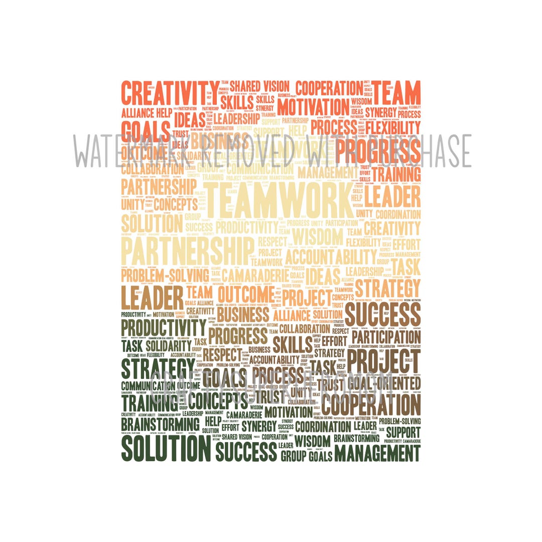 INSTANT Digital Download - TEAMWORK - Svg Pdf Png Jpg - Great Gift for ...