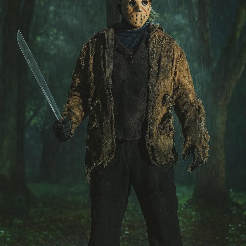 Jason Voorhees Blue Jacket - Etsy Canada