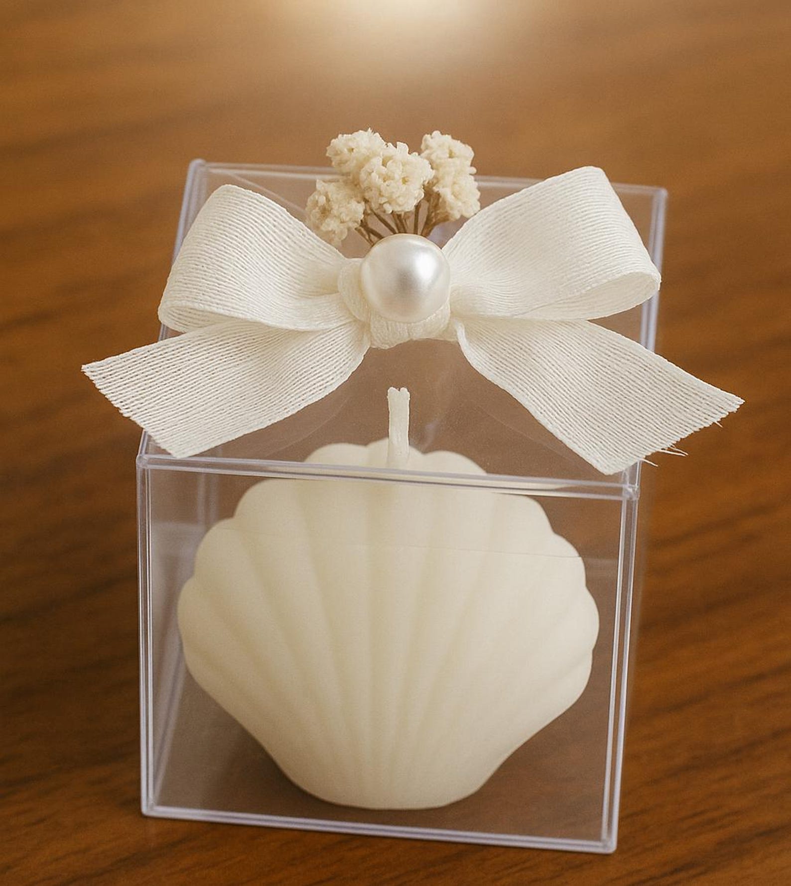 Personalized Shell Candle Favors Bulk, Custom Boxed Guest Gifts for ...