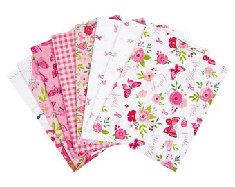 Think Pink Breast Cancer Fabric Panel - Etsy