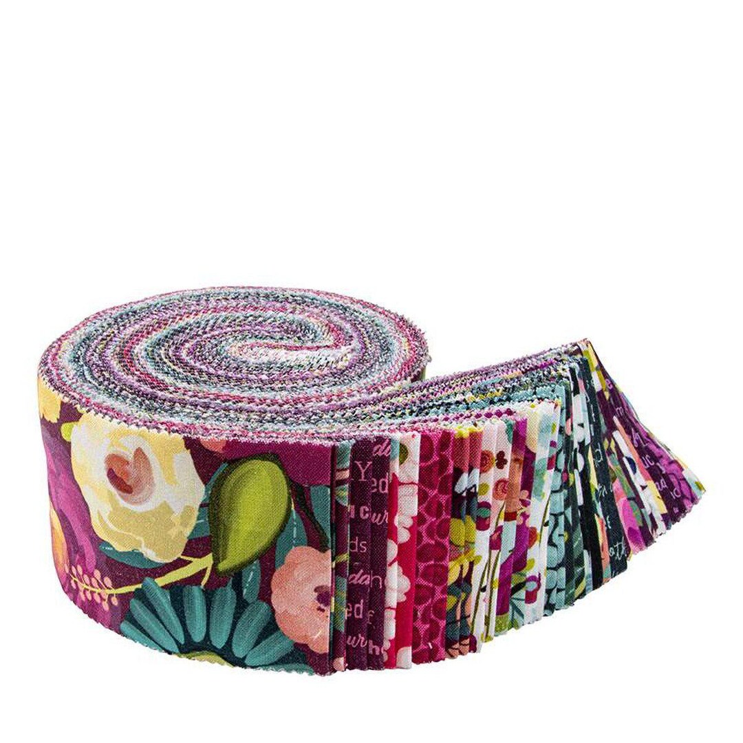 Fragrant Fields 2.5" Rolie Polie | Floral Jelly Roll | Lila Tueller ...