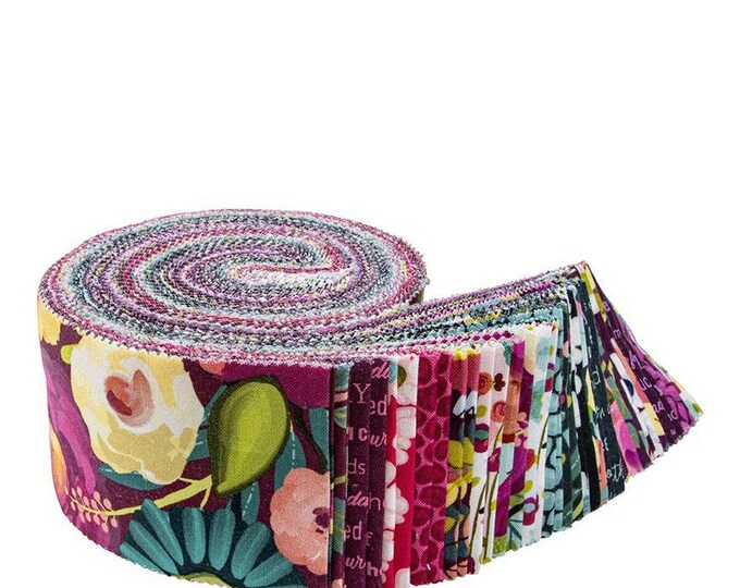 Fragrant Fields 2.5" Rolie Polie | Floral Jelly Roll | Lila Tueller ...