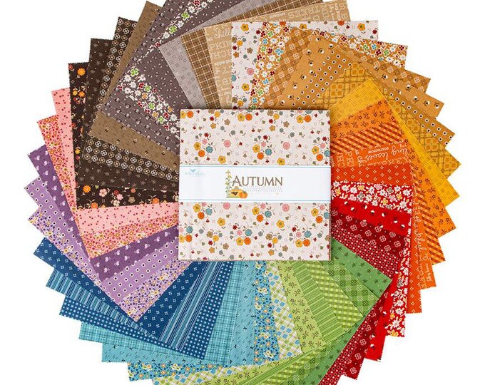 Lori Holt Autumn 10" Stacker | Fall Layer Cake | Riley Blake Layer Cake ...