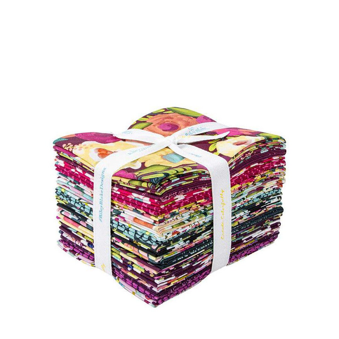 Fragrant Fields Fat Quarter Bundle 21 Pc | Floral Fabric Gift Set for ...