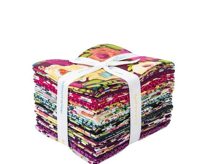Fragrant Fields Fat Quarter Bundle 21 Pc | Floral Fabric Gift Set for ...