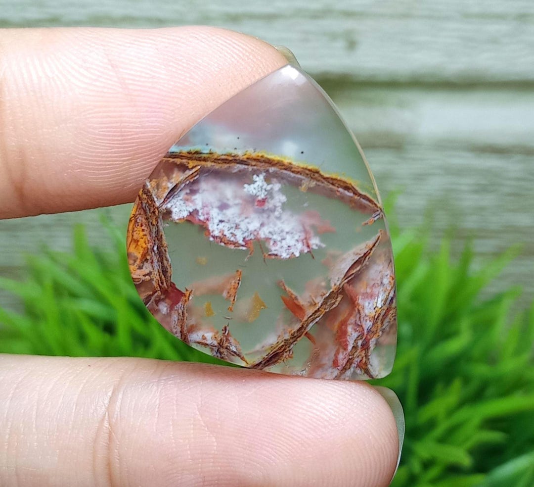 Aquadite - Cabochons Chrysocolla Native Copper • Size: 24x19x3,8 Mm ...