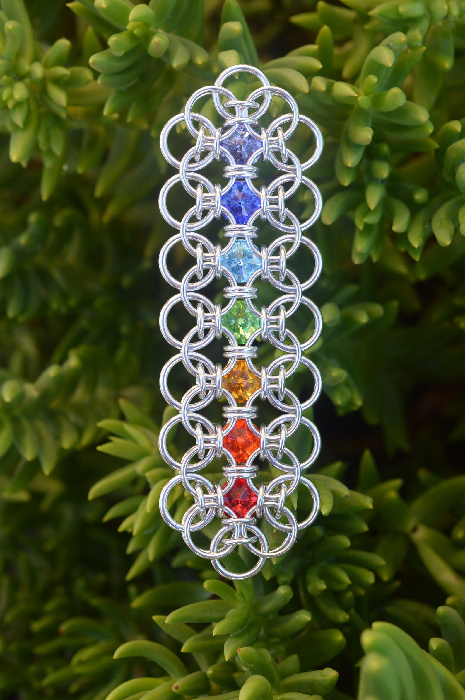 Stars Falling Chainmaille Crystal Capture - Etsy