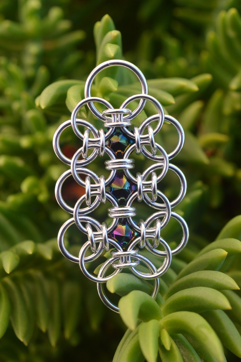 Stars Falling Chainmaille Crystal Capture - Etsy