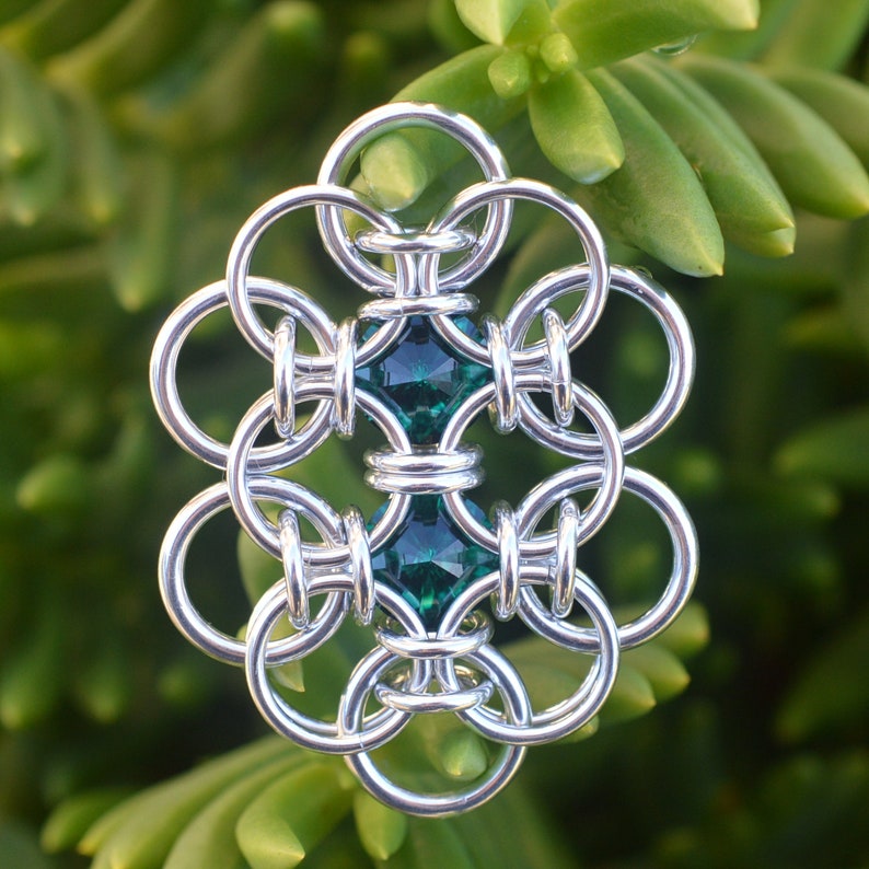 Stars Falling Chainmaille Crystal Capture | Etsy