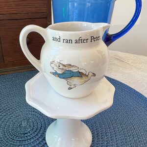 Peter Rabbit Beatrix Potter Childs Creamer by Wedgwood / 4 Oz Peter ...