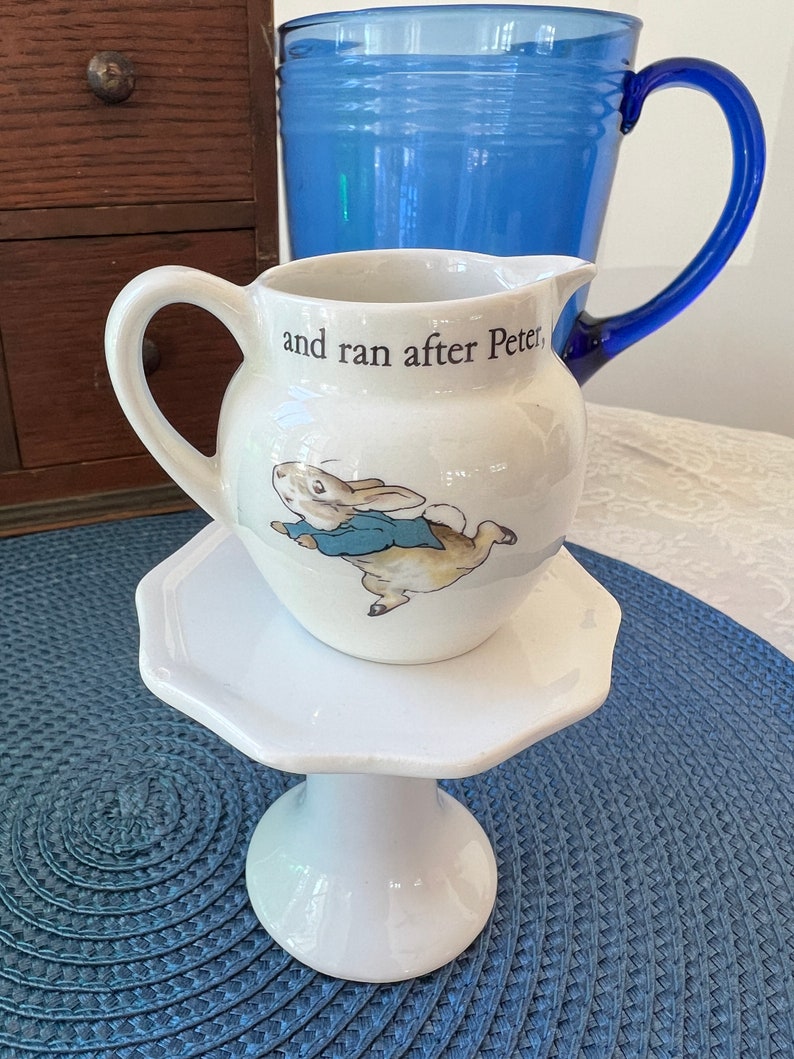 Peter Rabbit Beatrix Potter Childs Creamer by Wedgwood / 4 Oz Peter ...