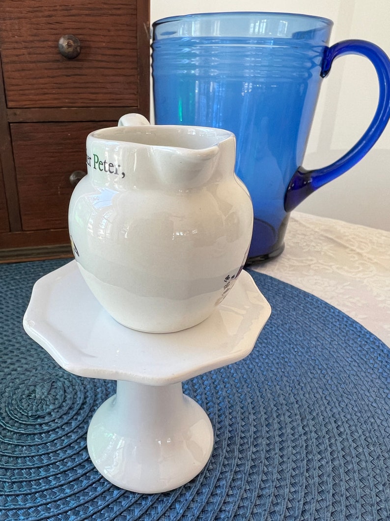 Peter Rabbit Beatrix Potter Childs Creamer by Wedgwood / 4 Oz Peter ...