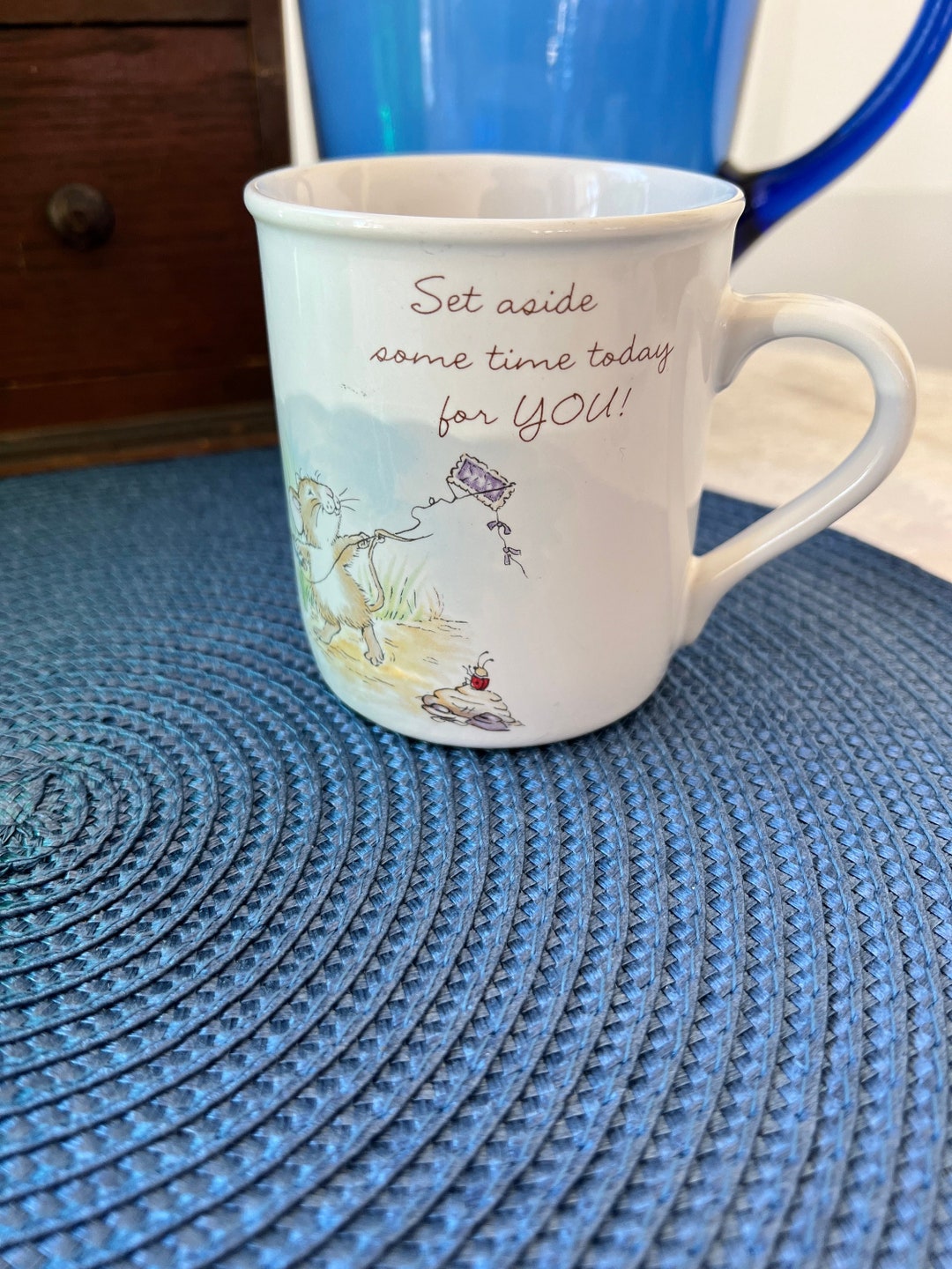 Hallmark Mug 1996 / Set Aside Some Time Today for YOU! / Give Yourself ...