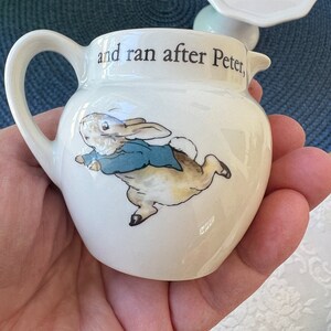 Peter Rabbit Beatrix Potter Childs Creamer by Wedgwood / 4 Oz Peter ...