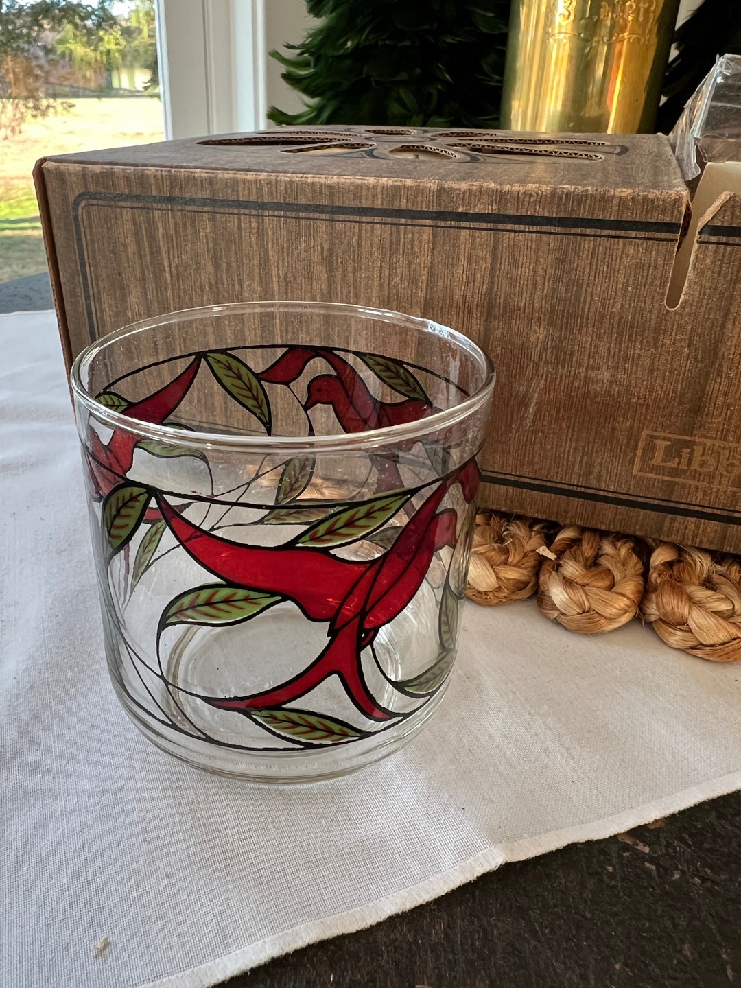 Vintage Libbey Glasses Hostess Set /original Box / Hostess Gift Set of ...