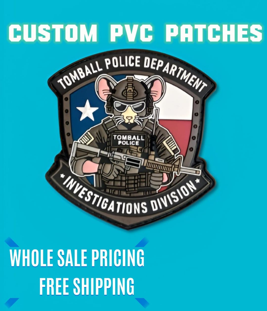 Create Your Own Design Custom Pvc Patches, 2D and 3D Patch, Iron on ...
