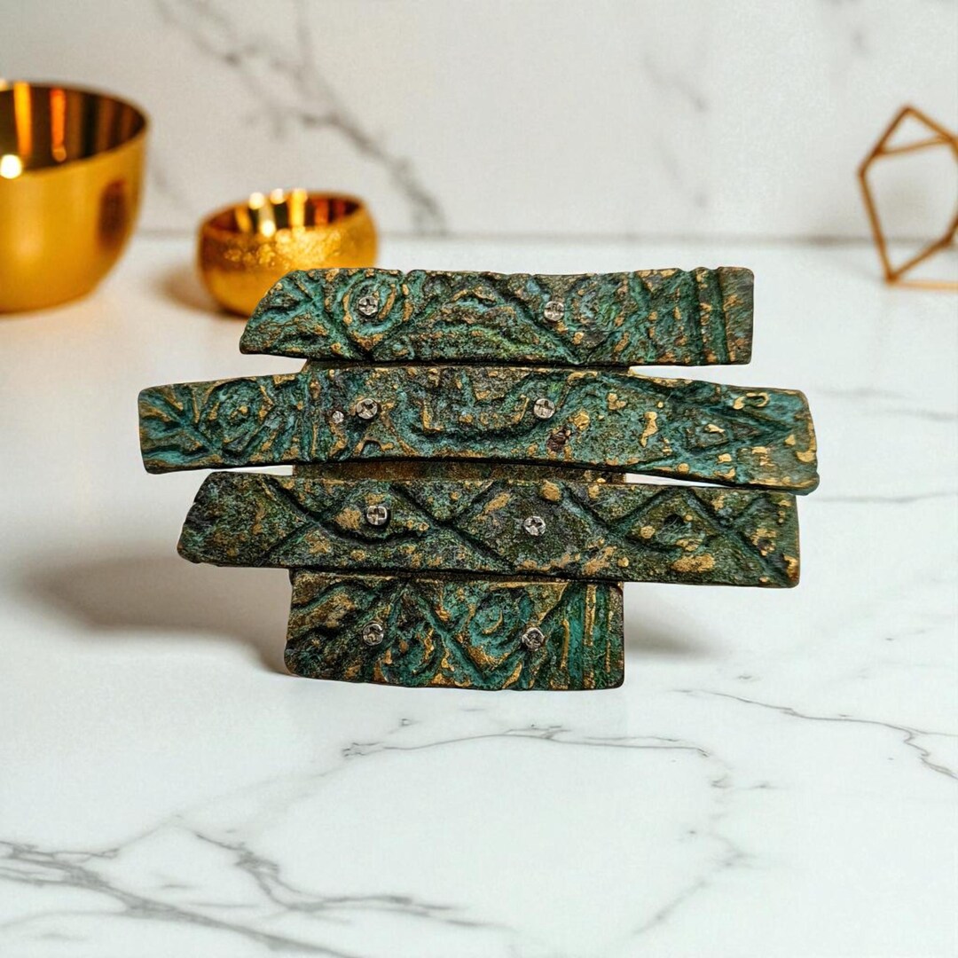 Pictish Bronze Brooch: Engraved Standing Stone Design - Etsy