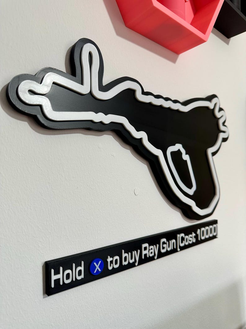COD Zombies Ray Gun Wall-buy 3D Printed Gamer Decor - Etsy