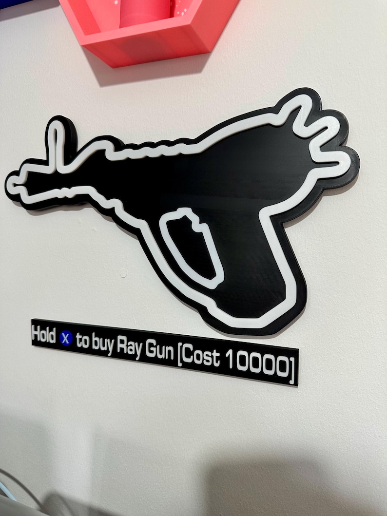 COD Zombies Ray Gun Wall-buy 3D Printed Gamer Decor - Etsy