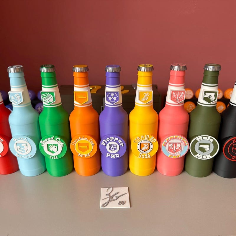 Zombie Perk Bottles - Etsy