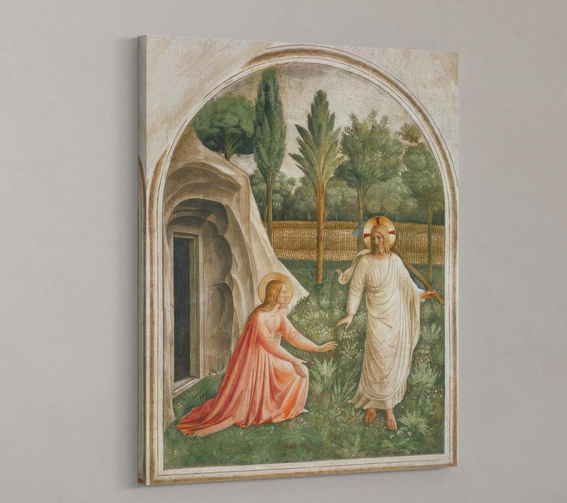 Noli Me Tangere Print by Fra Beato Angelico, Classic Religious Wall Art ...
