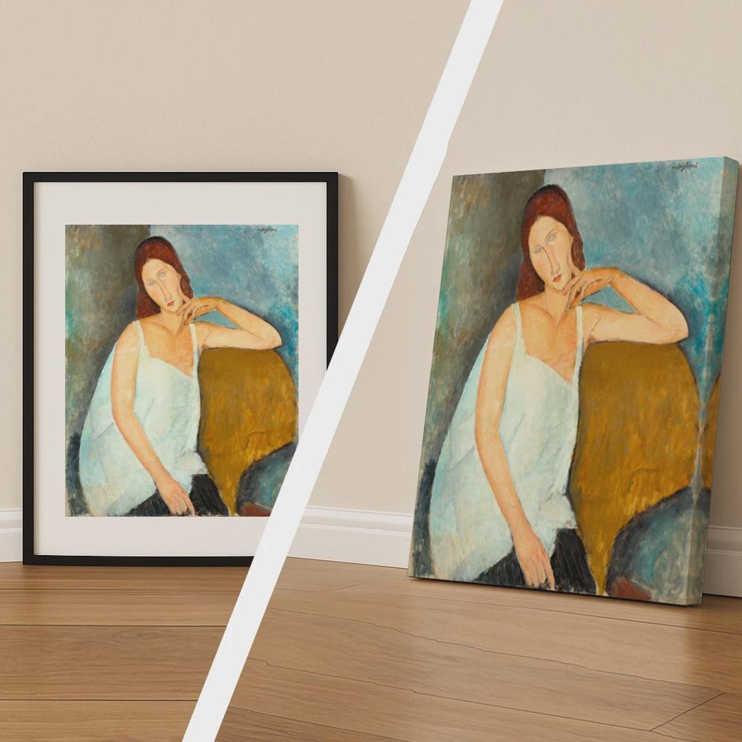Pièce d'Amadeo Modigliani Impression Jeanne Hébuterne2, affiche d'art ...