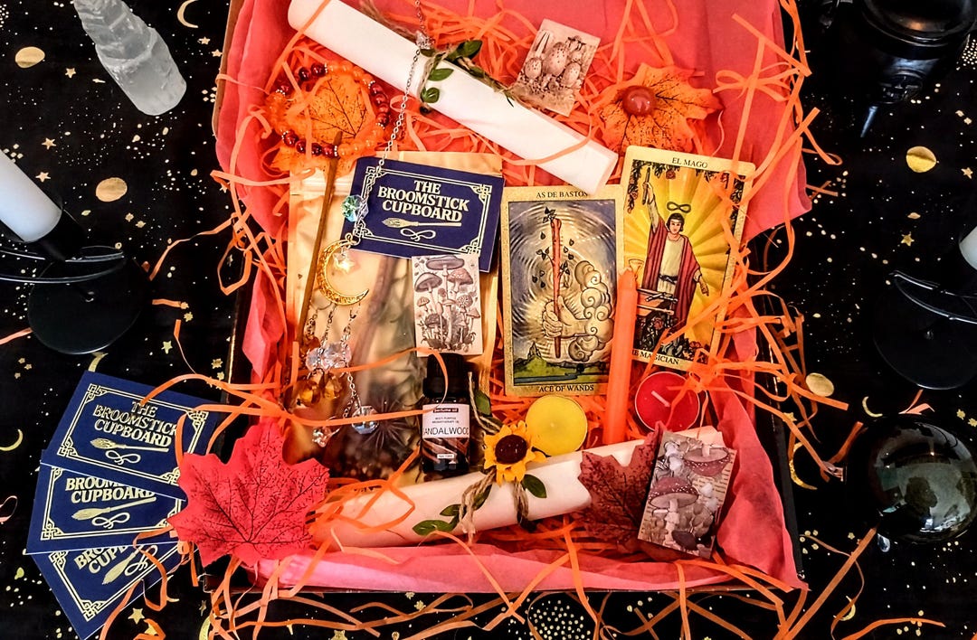 Mabon Box ~ Pagan Autumn Equinox Ritual Kit ~ Witchy Gift Set ~ Altar ...
