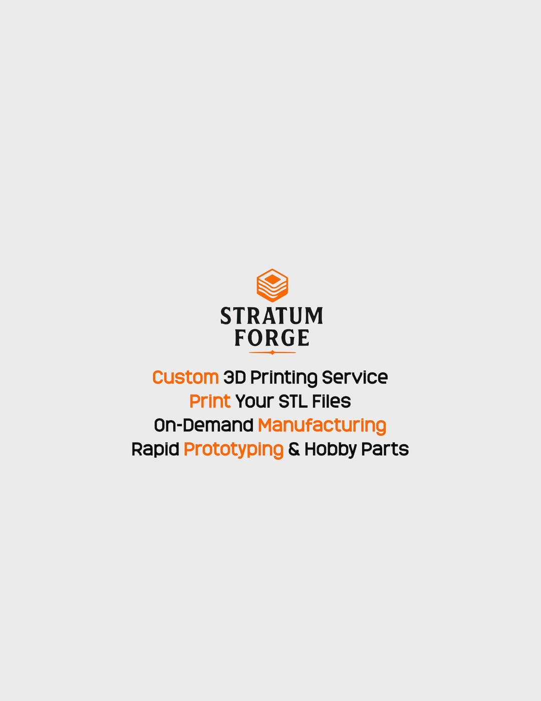 Custom 3D Printing Service | Print Your STL Files | On-demand ...