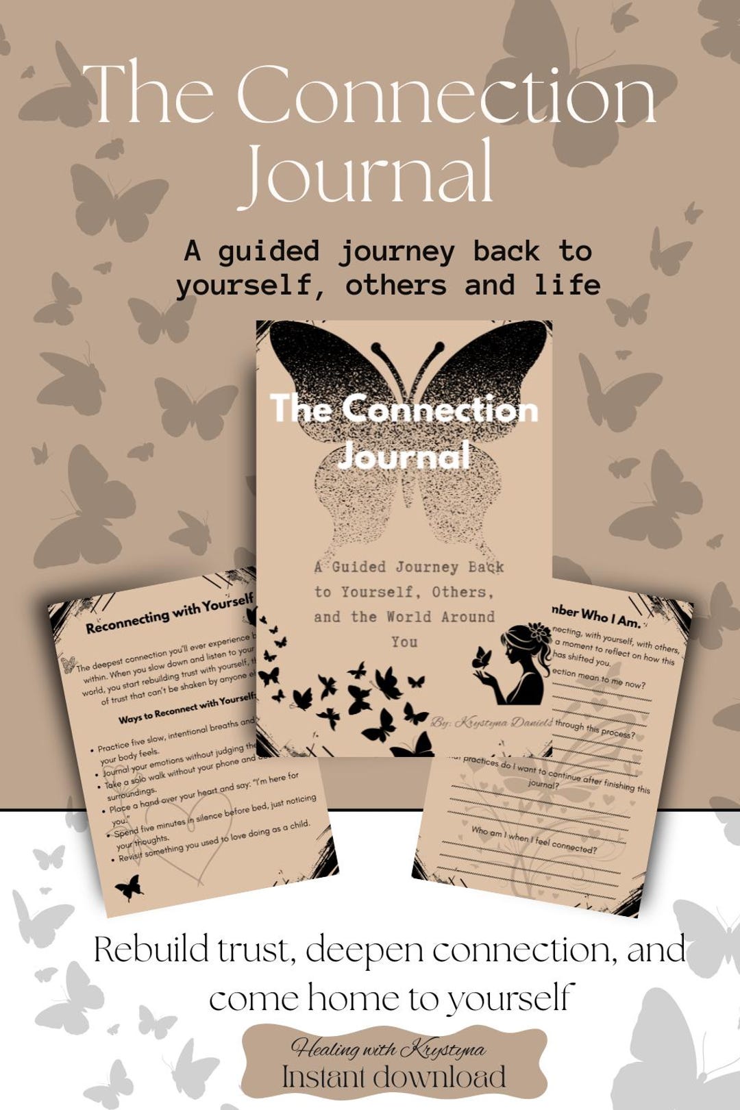 Connection Journal | Guided Prompts | Deeper Relationships | Build ...